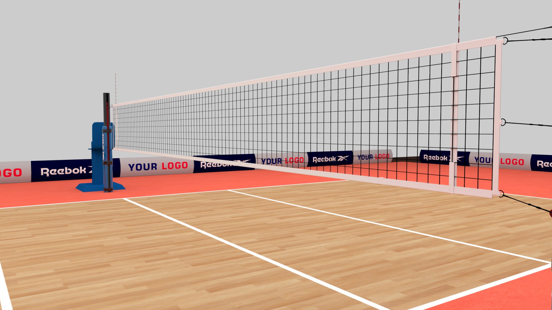 Volleyball Court Model - TurboSquid 1739215
