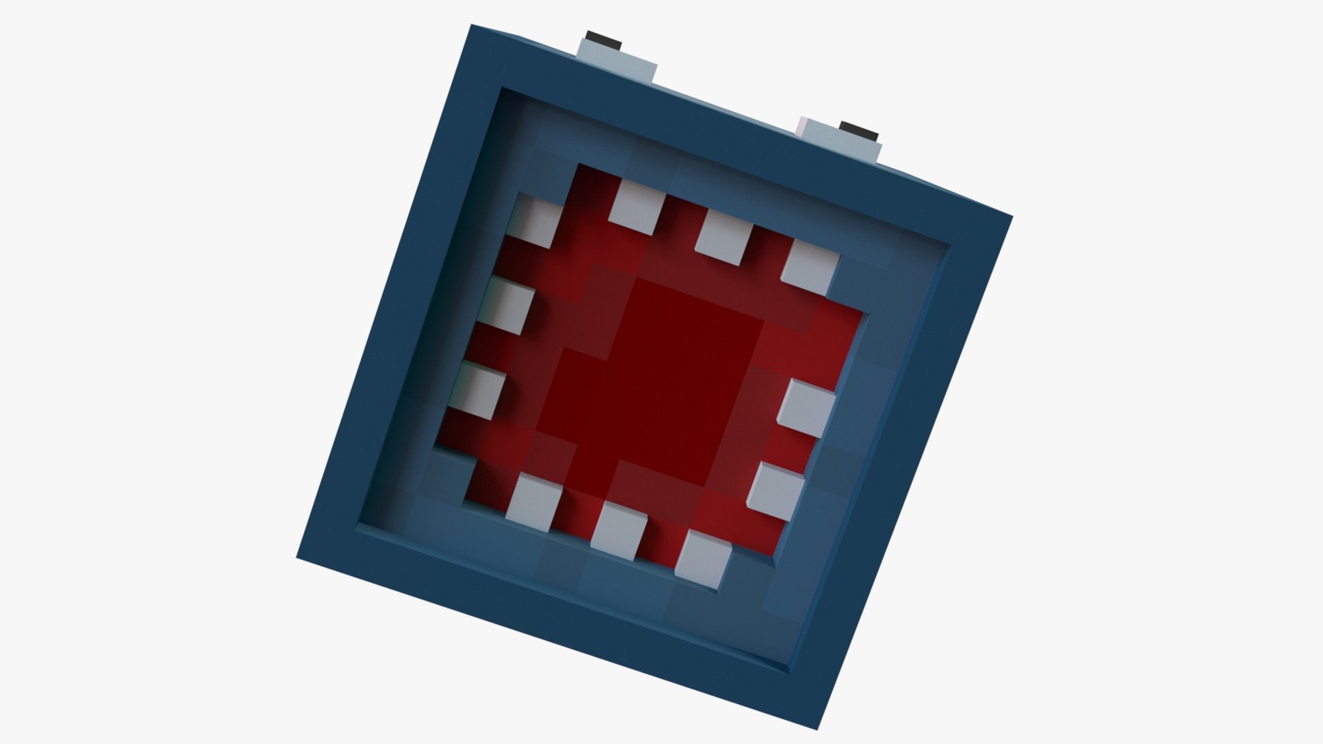 3D Minecraft Squid Model - TurboSquid 1928768