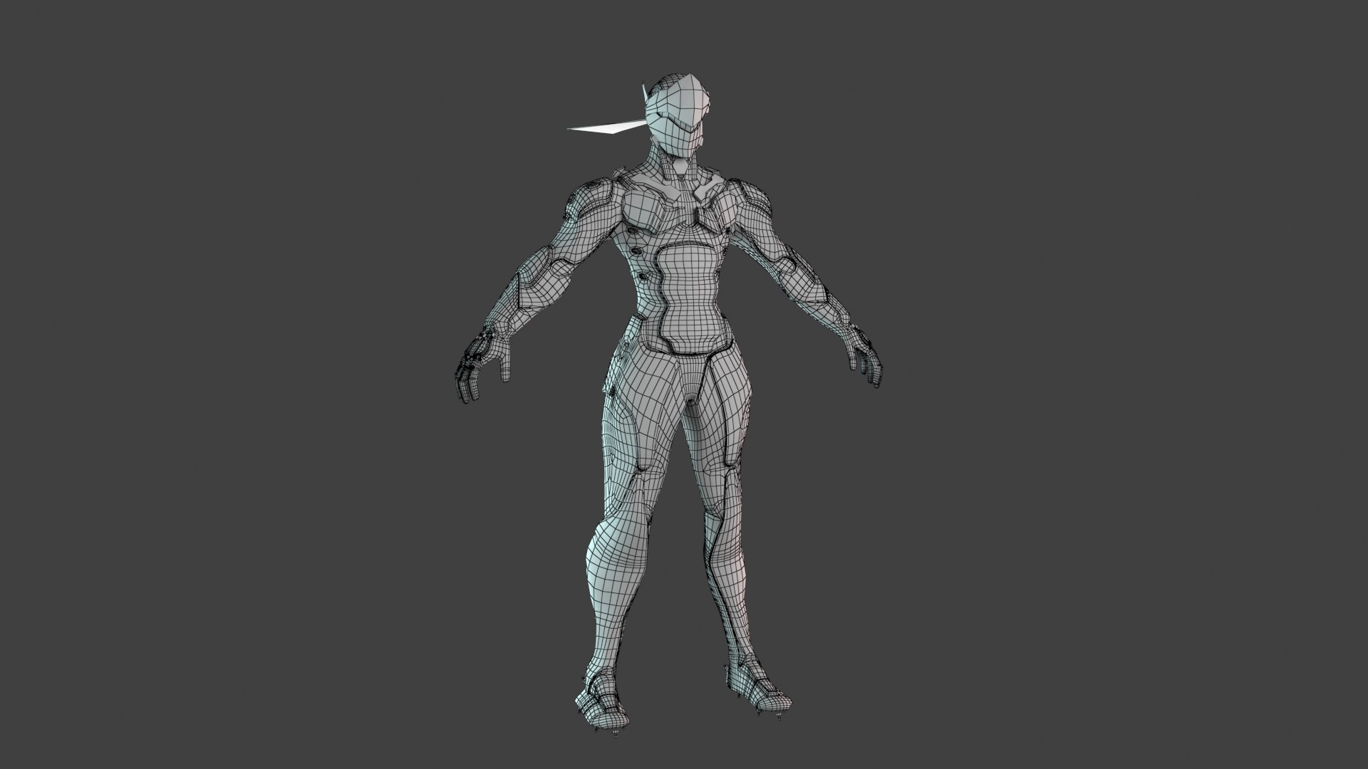 3D Model Overwatch Genji - TurboSquid 1275073