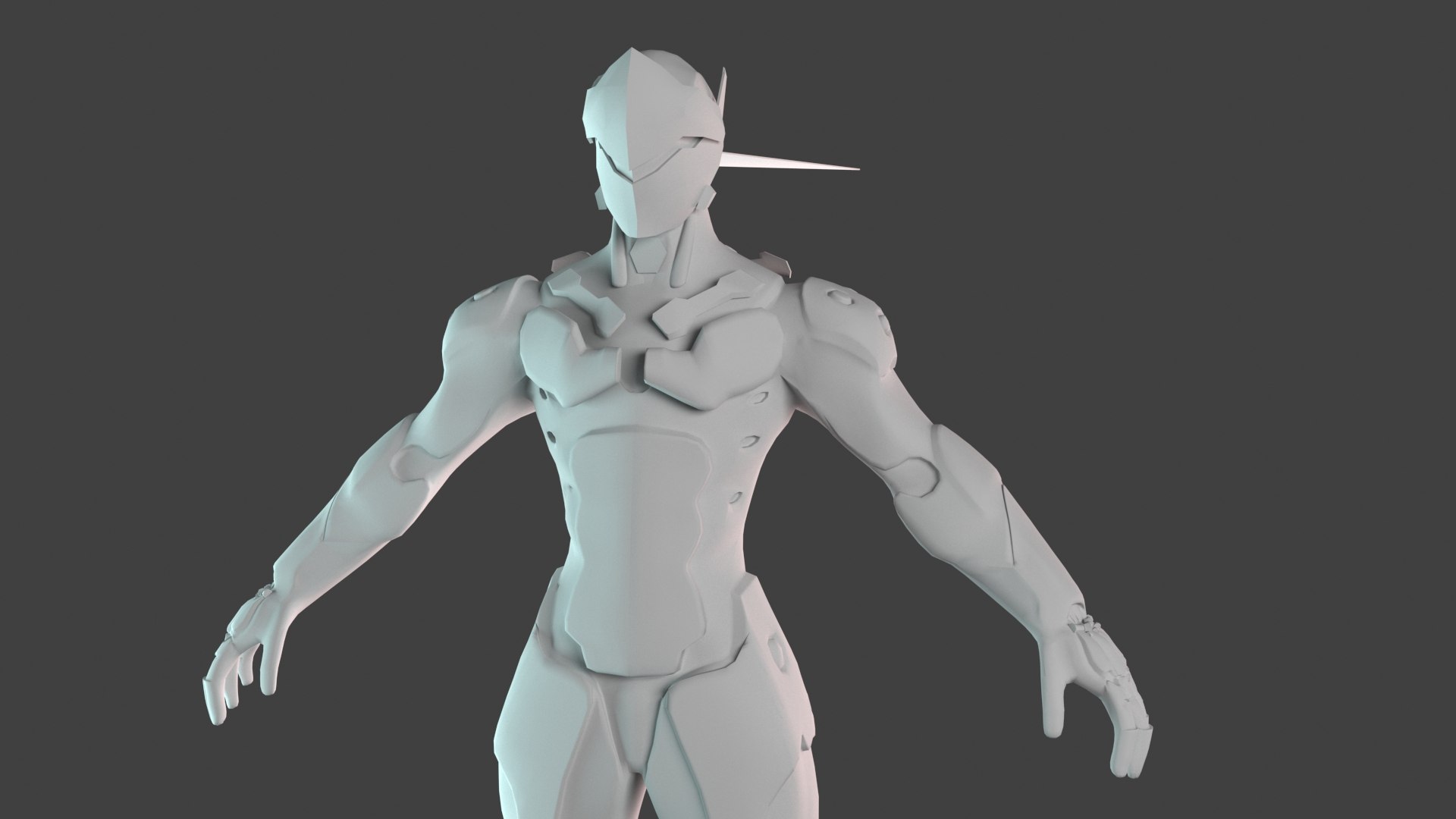 3D Model Overwatch Genji - TurboSquid 1275073