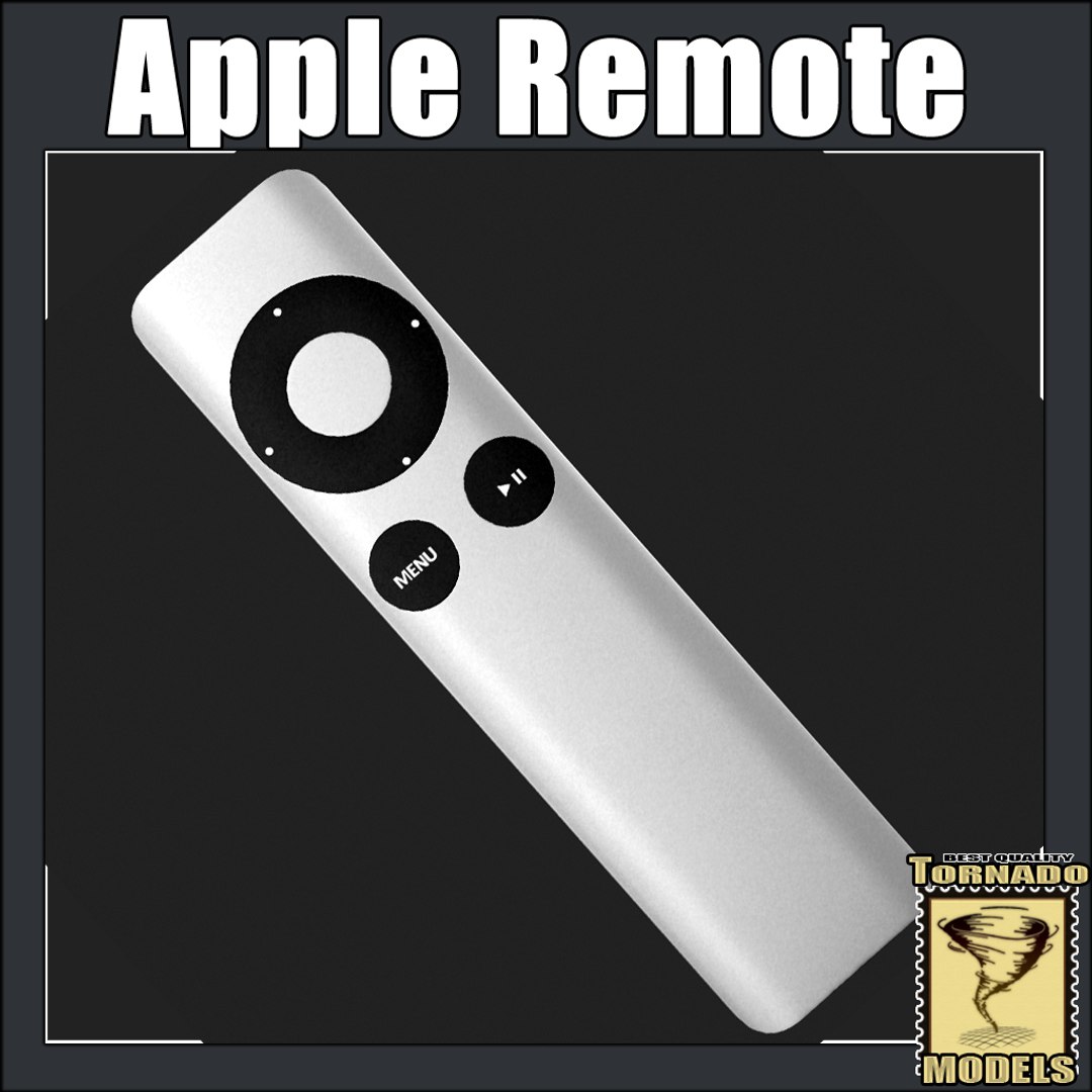 Apple Remote 3d Model