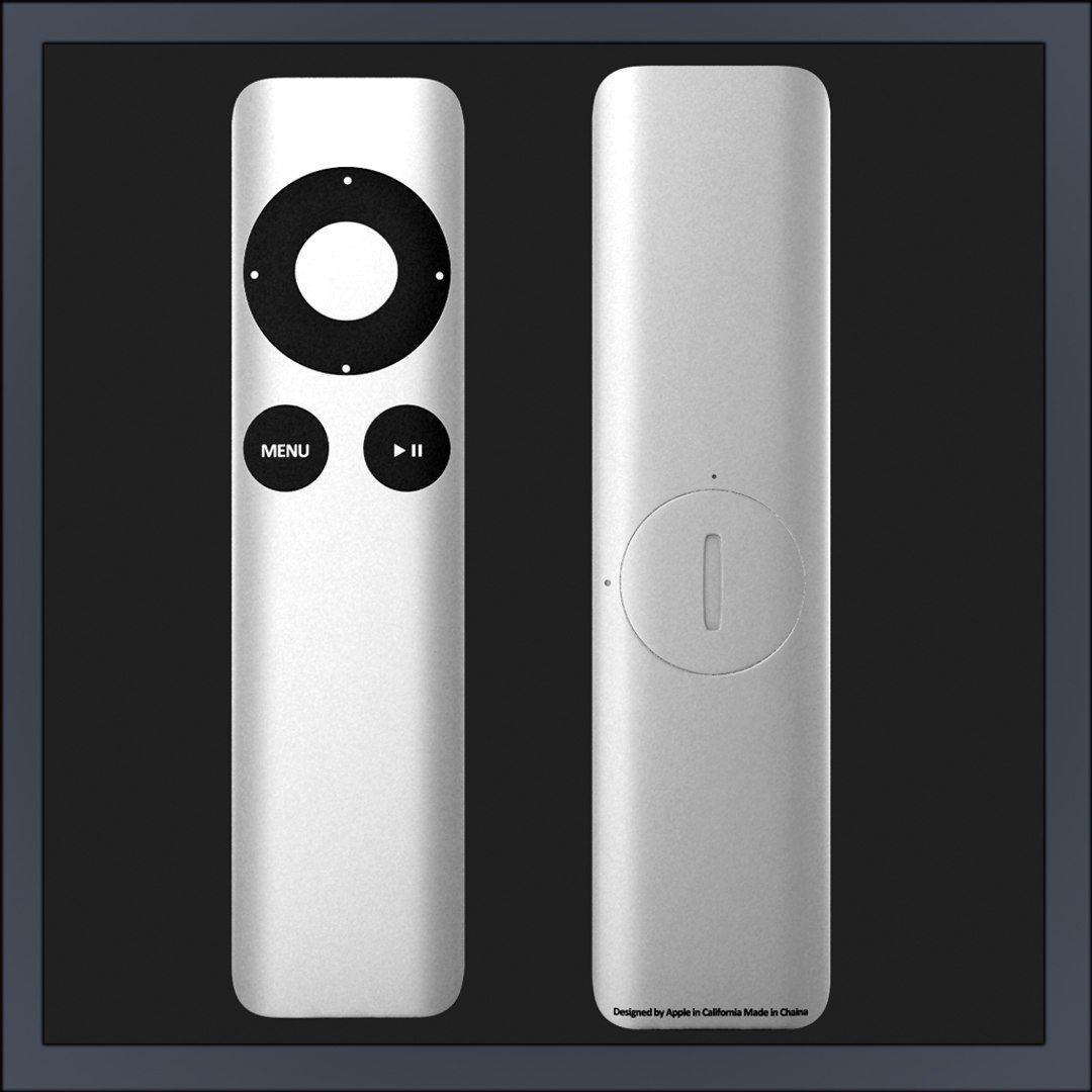 Apple Remote 3d Model