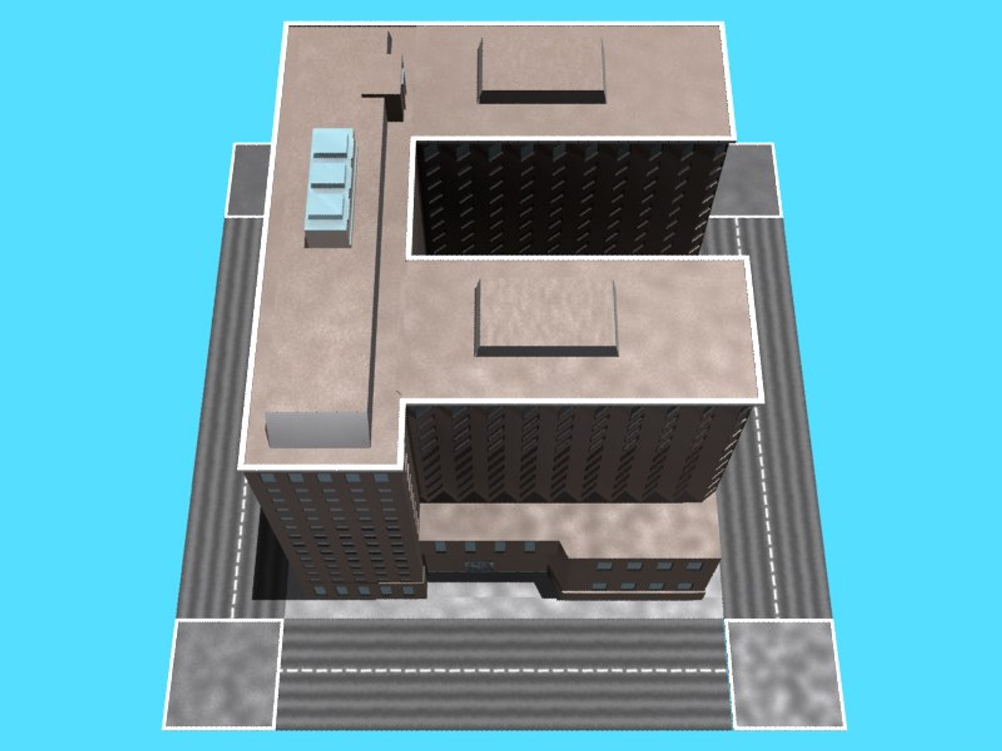 Free Adam S Mark Hotel 3d Model