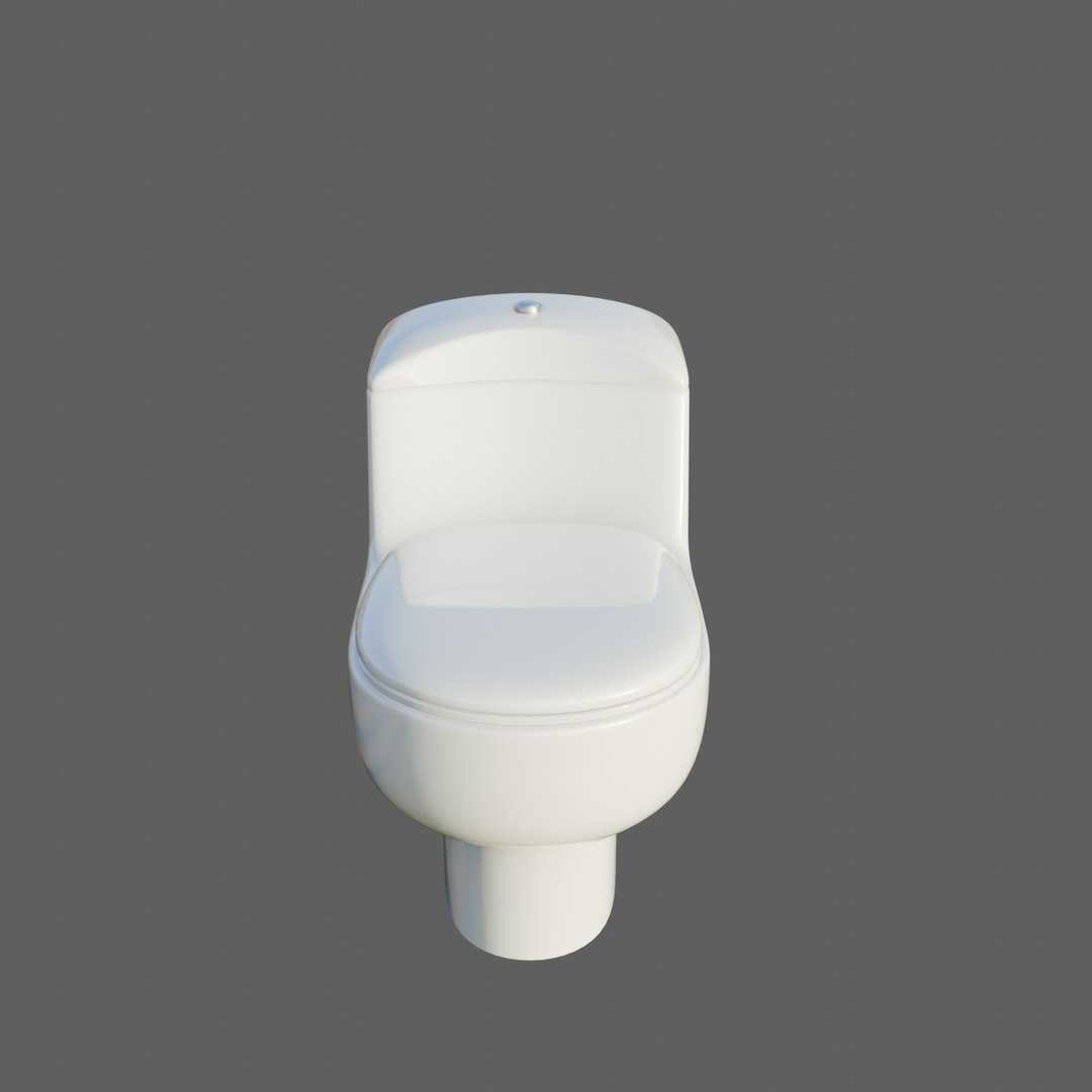 3D Simple Toilet - TurboSquid 2282584