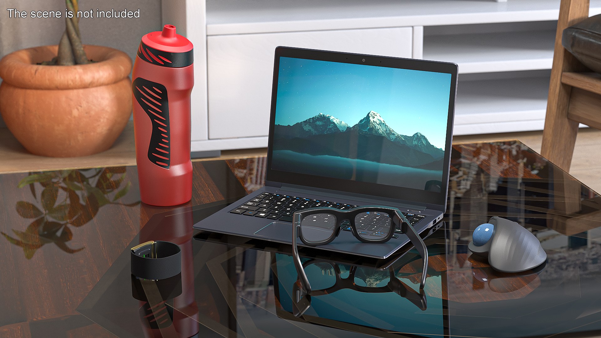 AR Glasses With Laptop And Ergonomic Mouse Model - TurboSquid 2368340