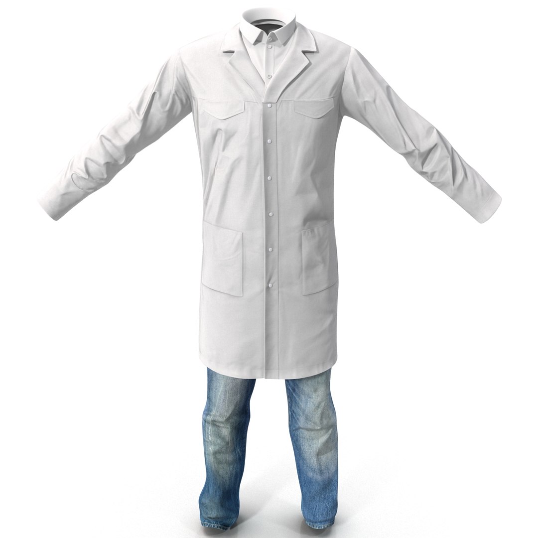 3d Scientist Clothes 2 Model