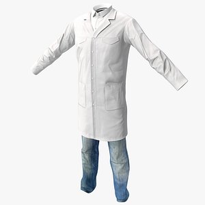 3d Scientist Clothes