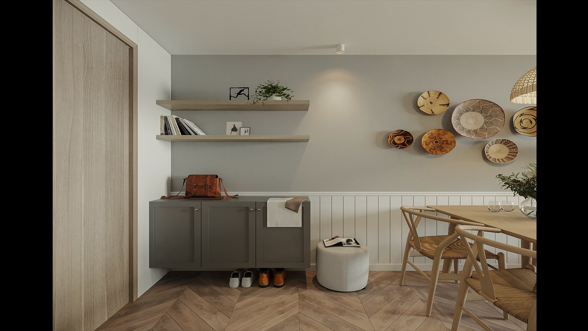 3D Living kitchen 01 - Apartment - Hanh CT - Max OBJ SKP FBX Simlab ...