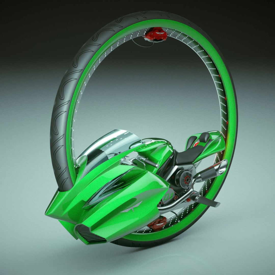 3D Monocycle 01 Model - TurboSquid 1893597