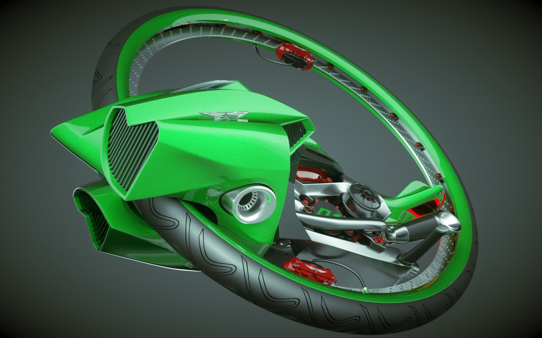3D Monocycle 01 Model - TurboSquid 1893597
