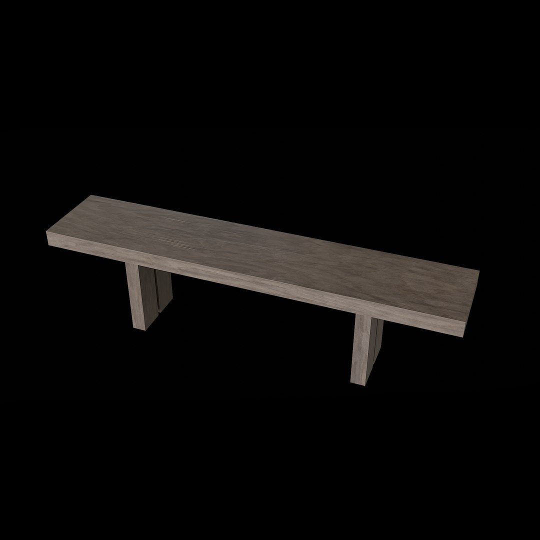Bench Seat 3D - TurboSquid 1541556