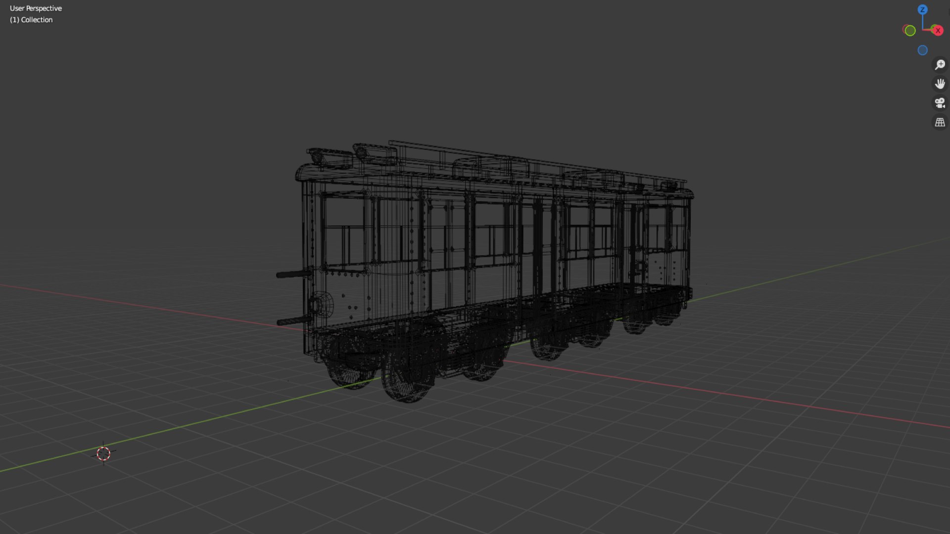 Train Wagon Railroad Passenger Car 3D Model - TurboSquid 1822248