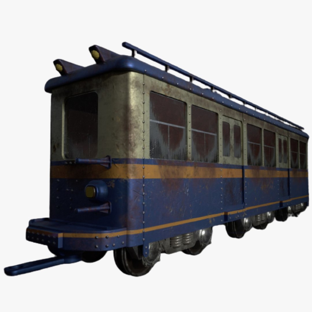 Train wagon Railroad Passenger Car 3D model - TurboSquid 1822248