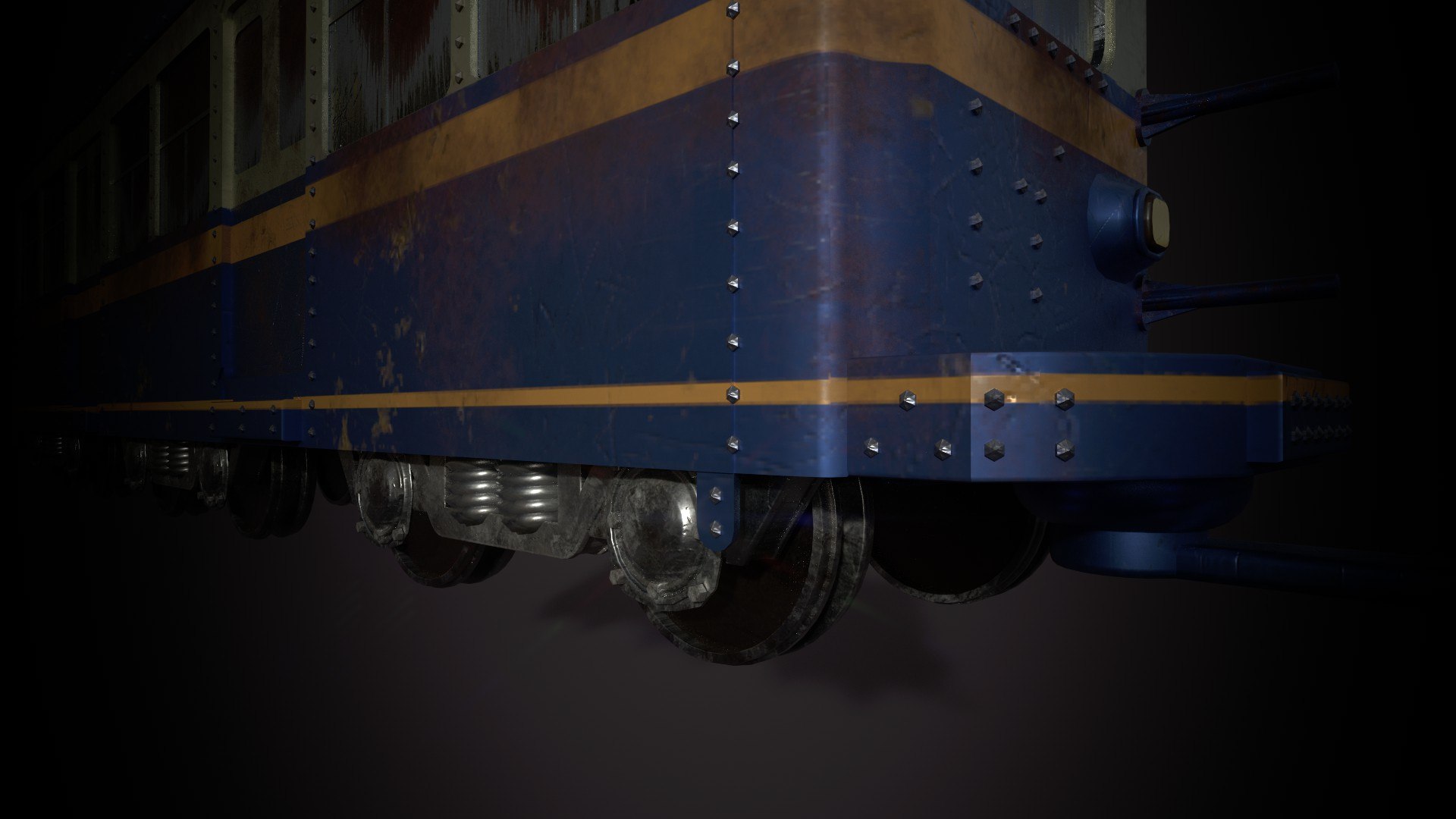 Train Wagon Railroad Passenger Car 3D Model - TurboSquid 1822248