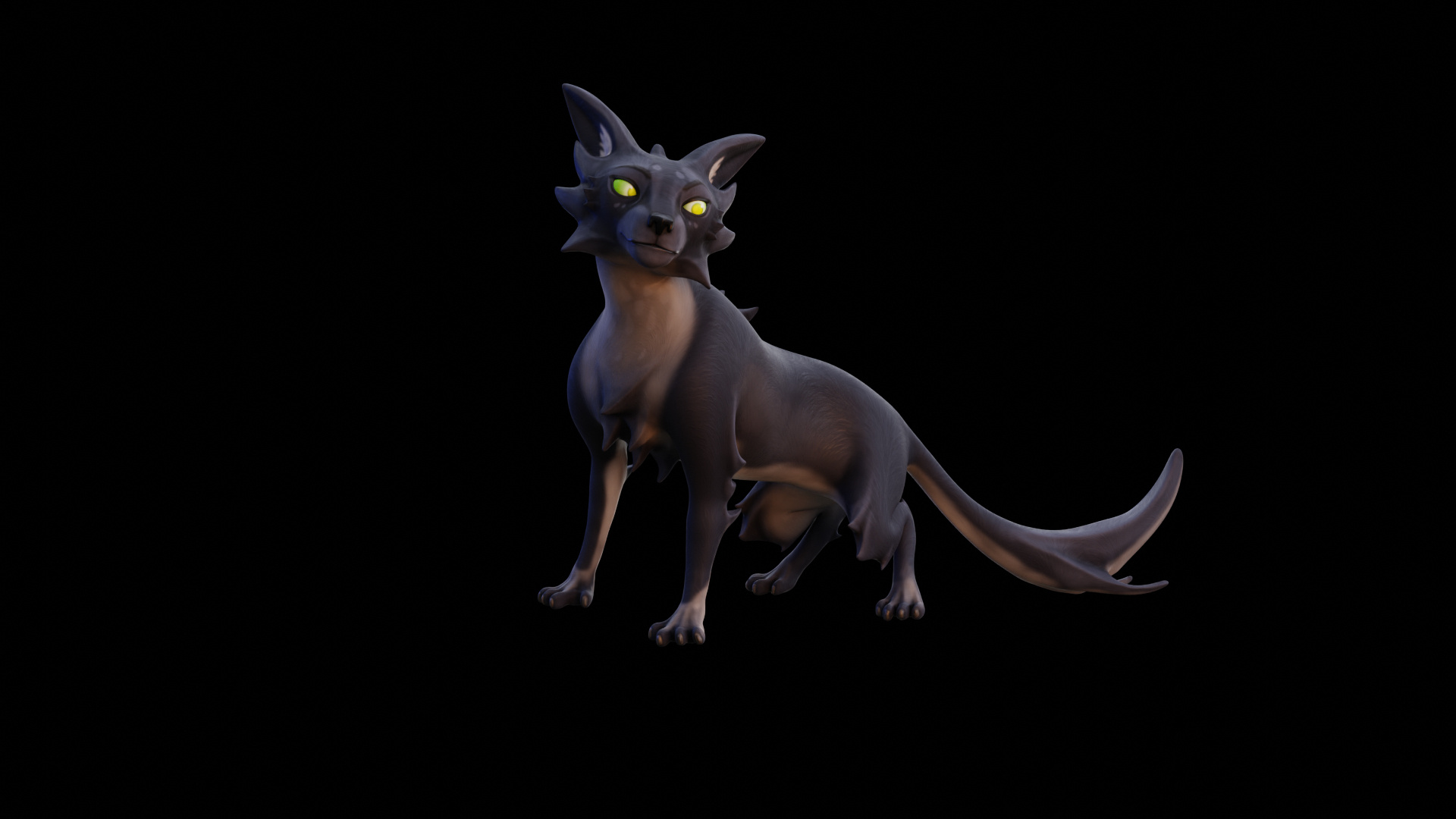 Cartoon Cat Rigged for Blender 3D model - TurboSquid 2168644