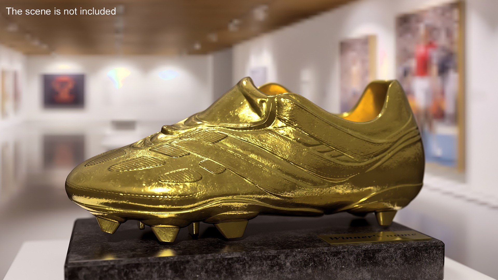 3D Football Golden Boot - TurboSquid 2411544