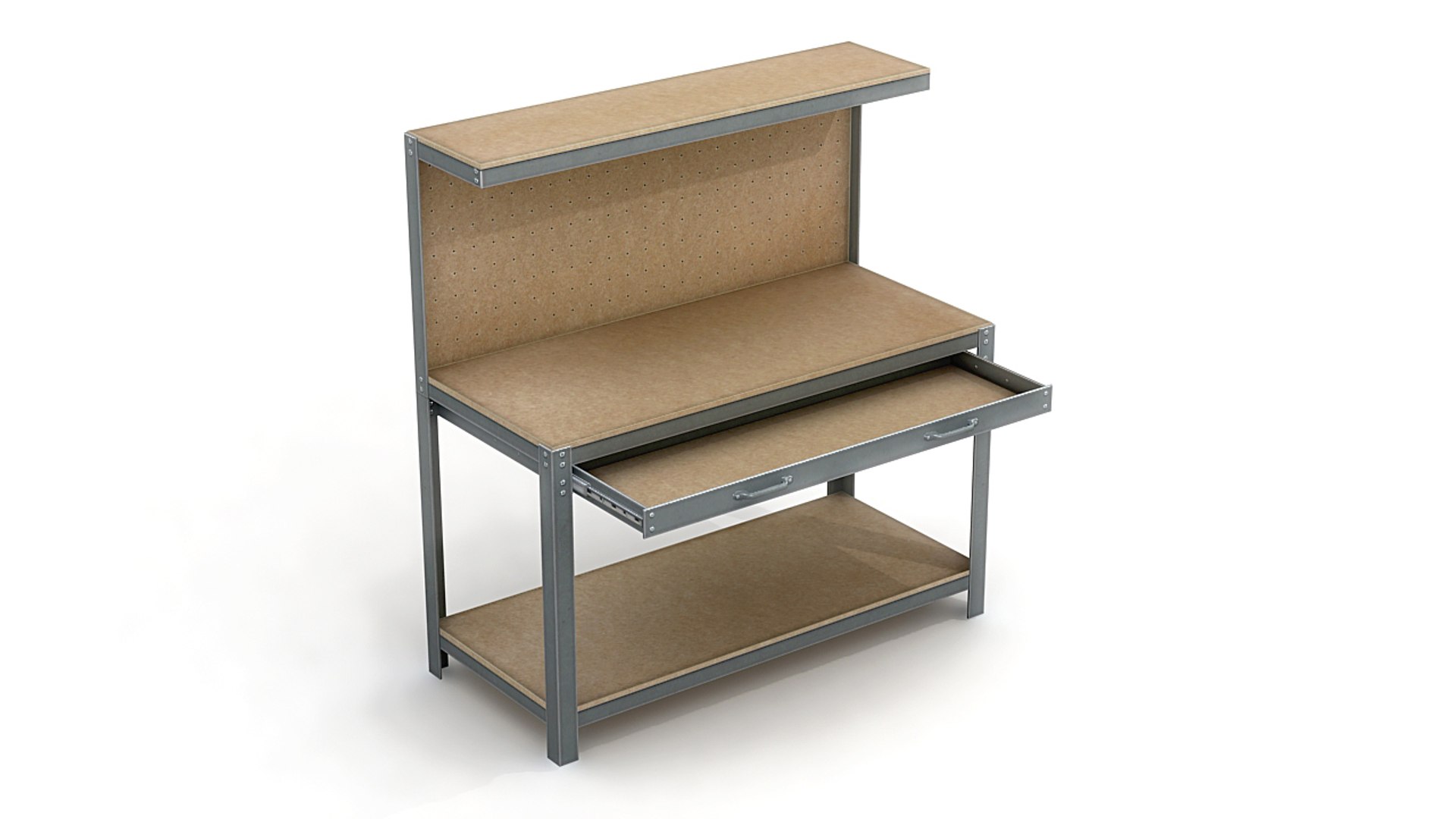 3D Model Garage Workbench - TurboSquid 1371468