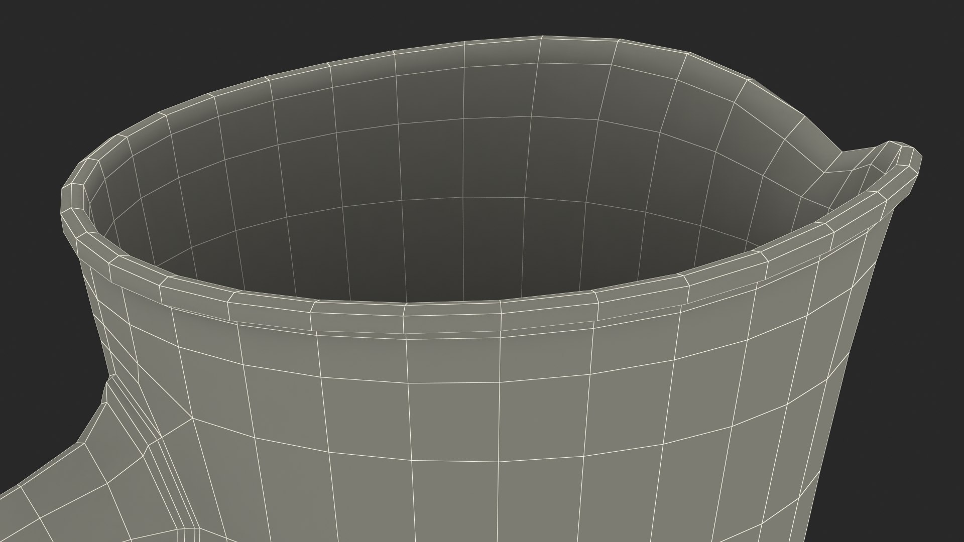 3D model Glass Pouring Jug With Handle - TurboSquid 1907015