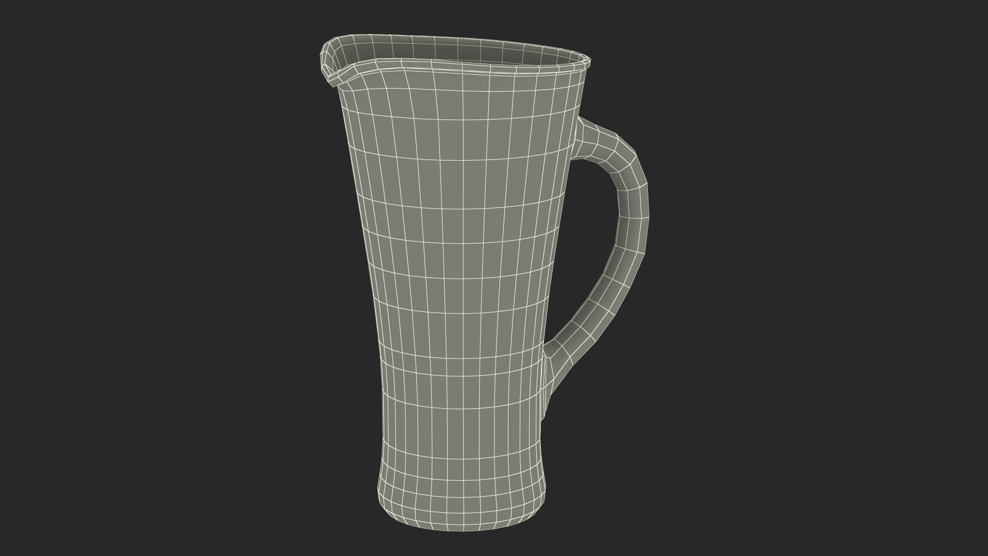 3D model Glass Pouring Jug With Handle - TurboSquid 1907015