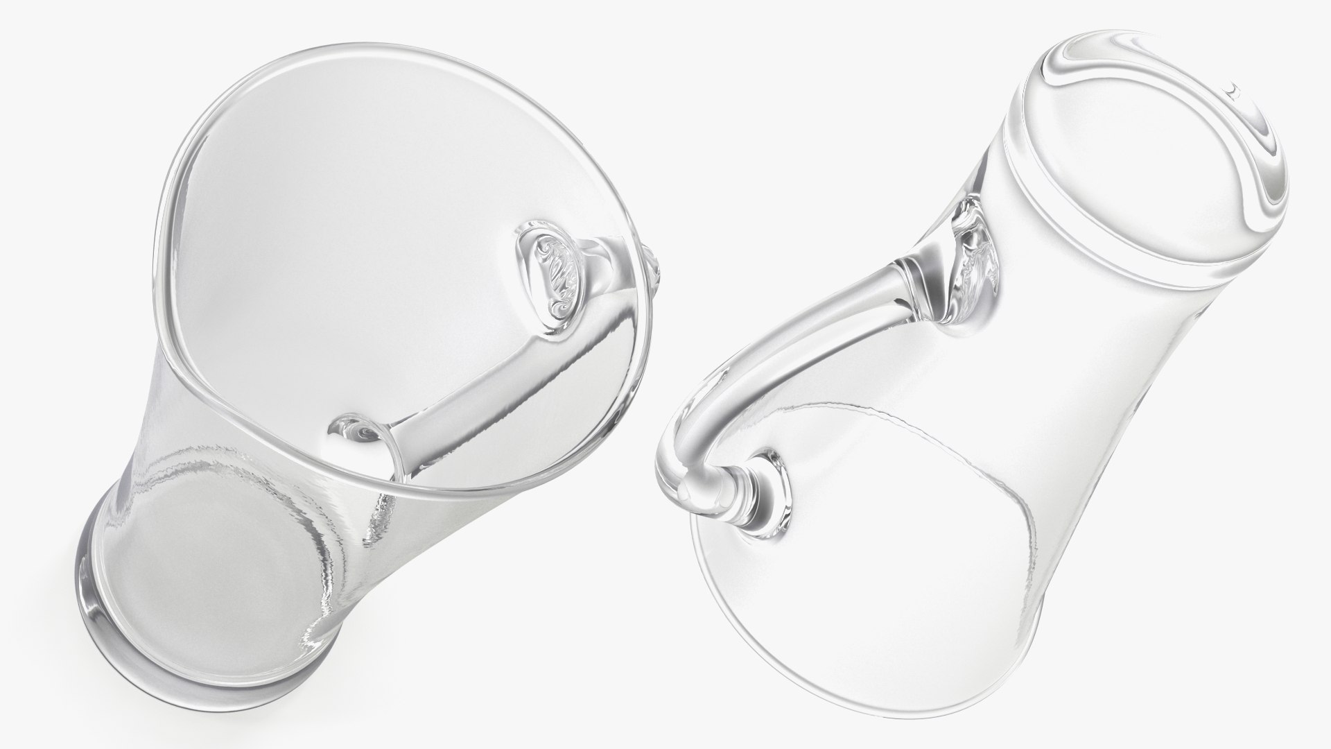 3D model Glass Pouring Jug With Handle - TurboSquid 1907015