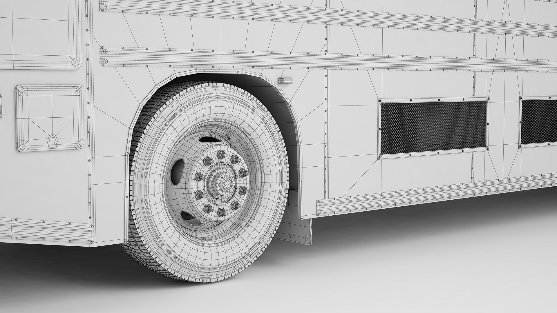3D prison bus 2000 model - TurboSquid 1591106