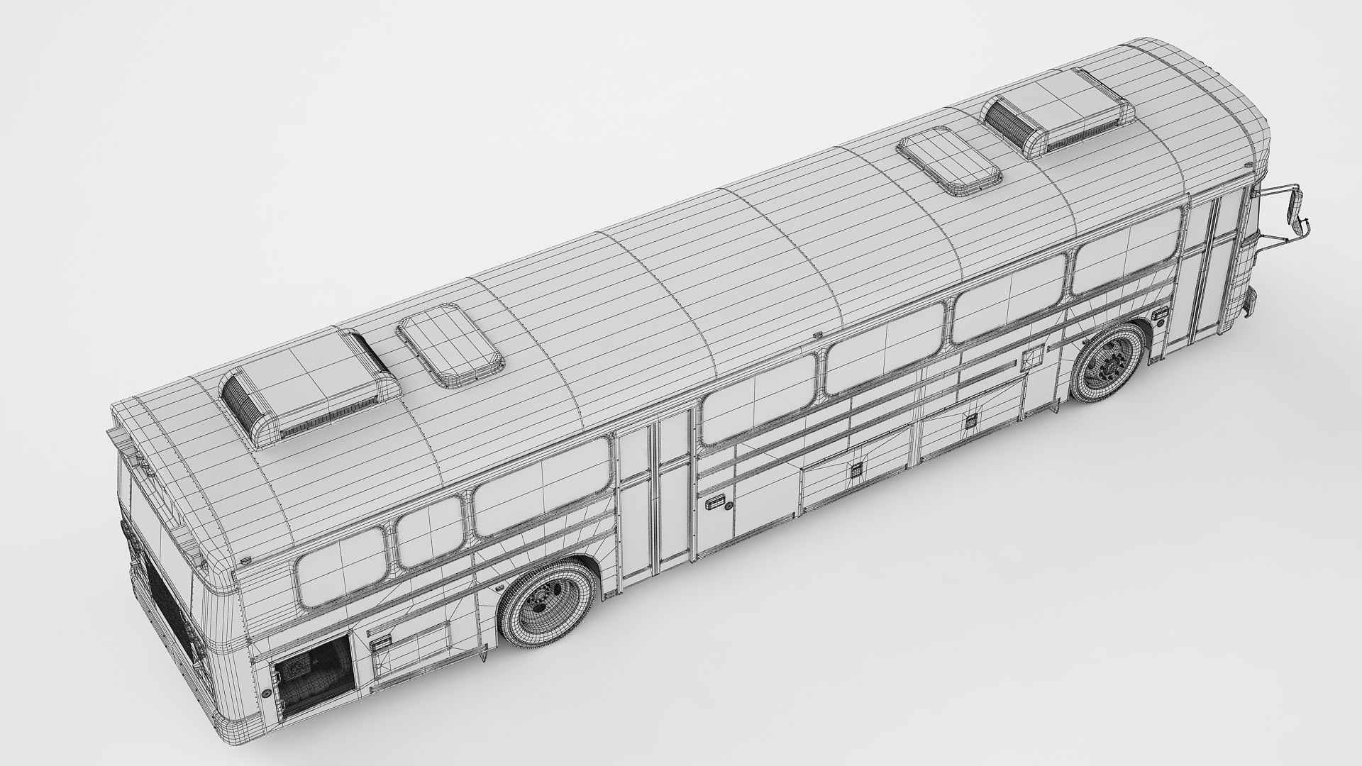 3D Prison Bus 2000 Model - TurboSquid 1591106