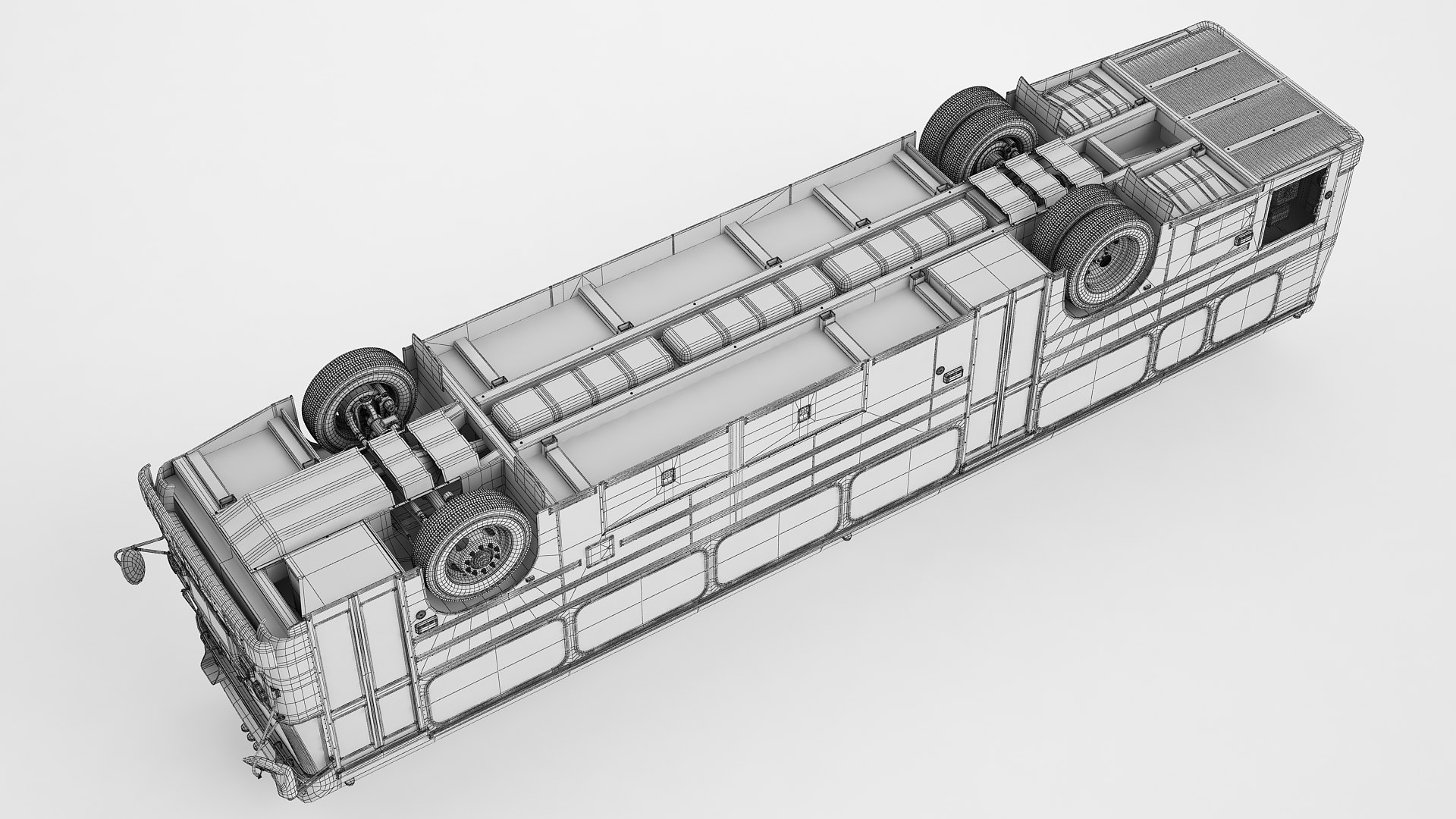 3D Prison Bus 2000 Model - TurboSquid 1591106