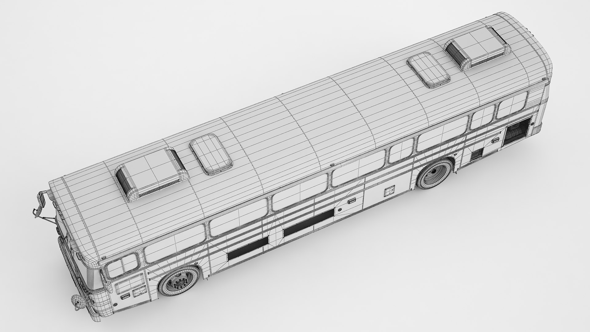 3D Prison Bus 2000 Model - TurboSquid 1591106