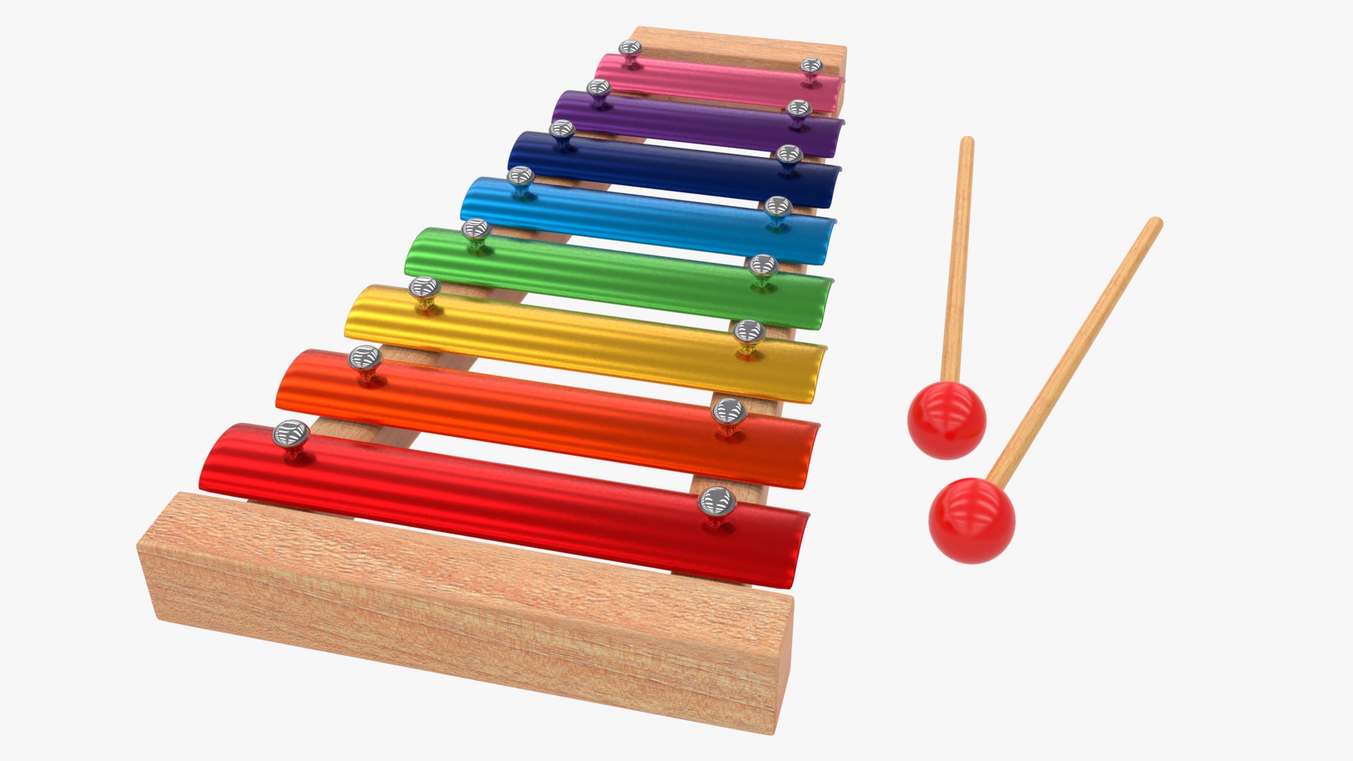 Xylophone Kids Musical Toy 3D Model - TurboSquid 1497007