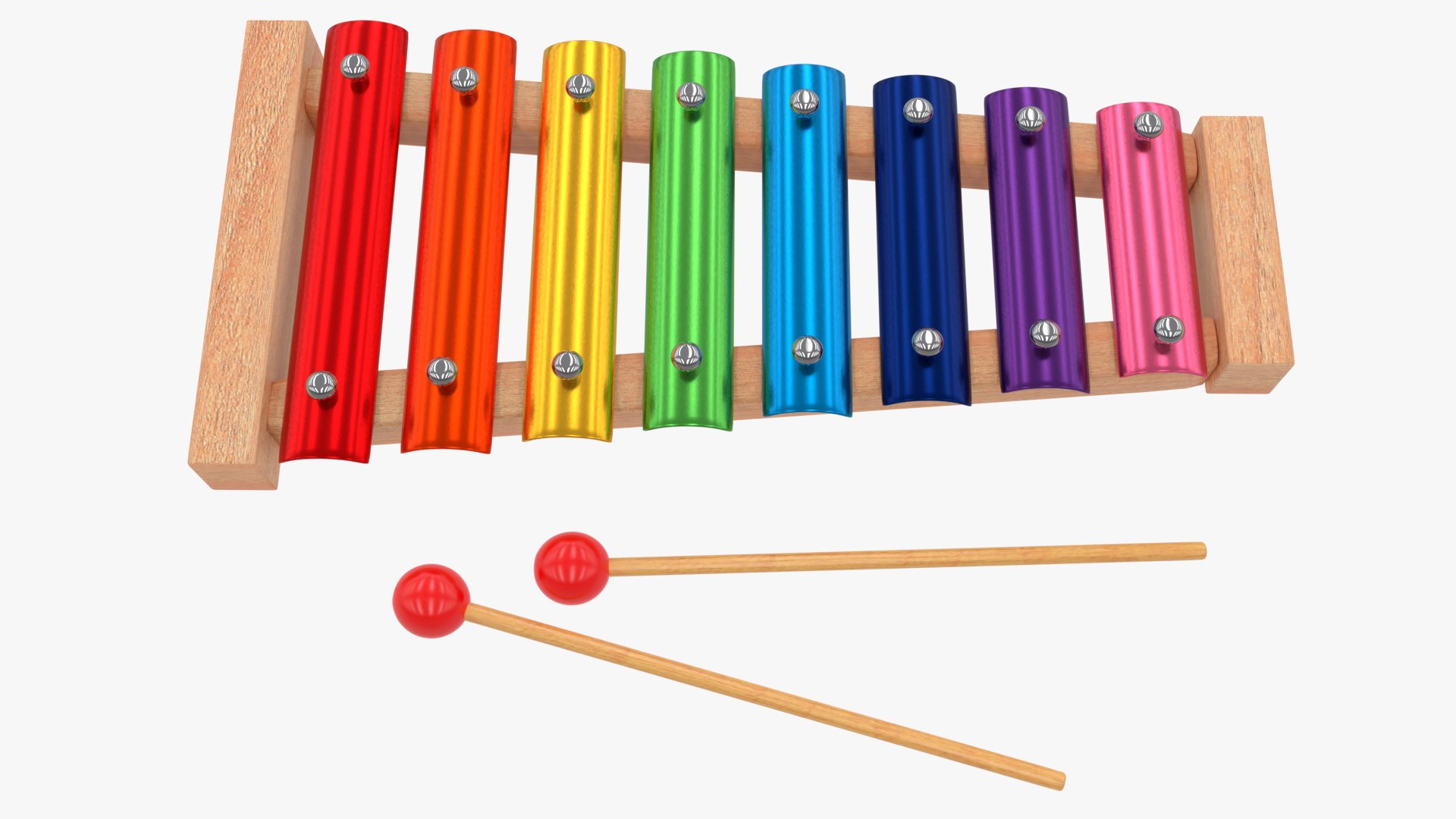 Xylophone Kids Musical Toy 3D Model - TurboSquid 1497007