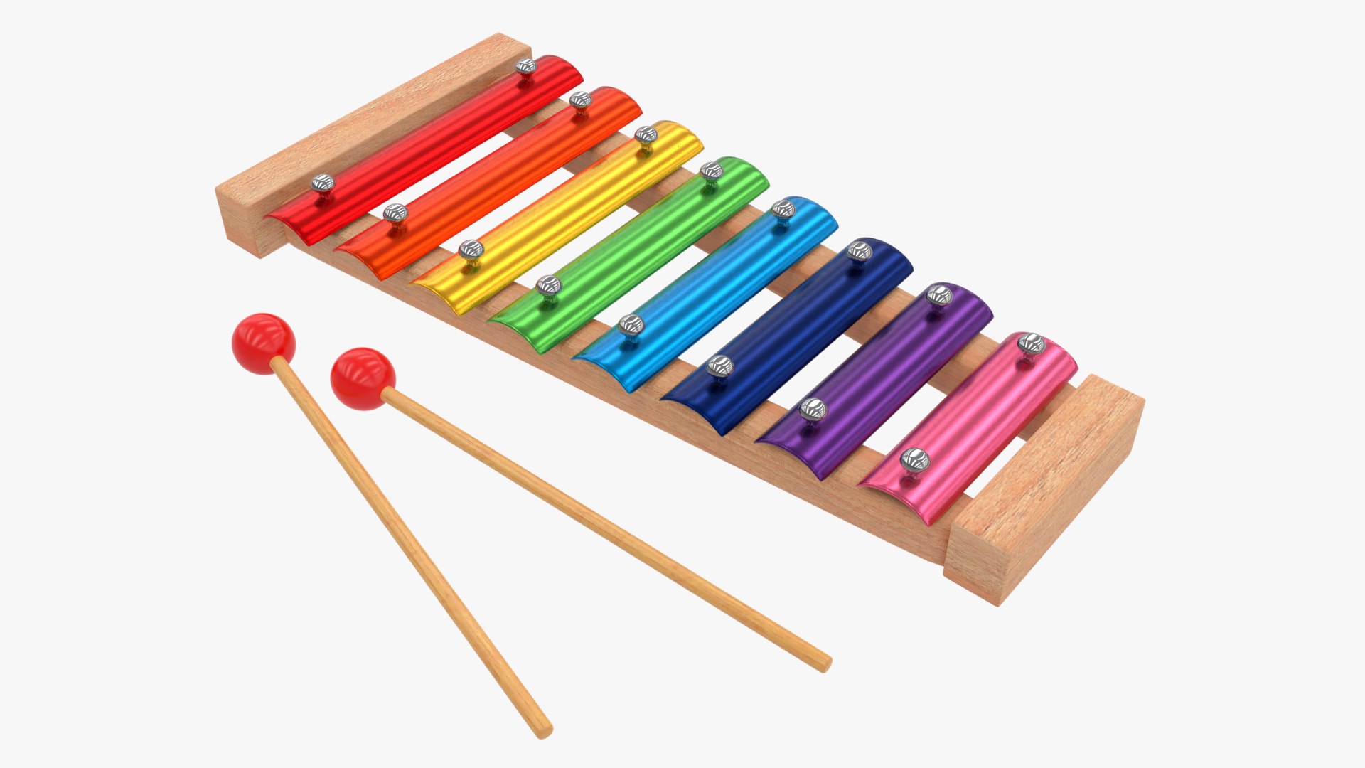 Xylophone Kids Musical Toy 3D Model - TurboSquid 1497007