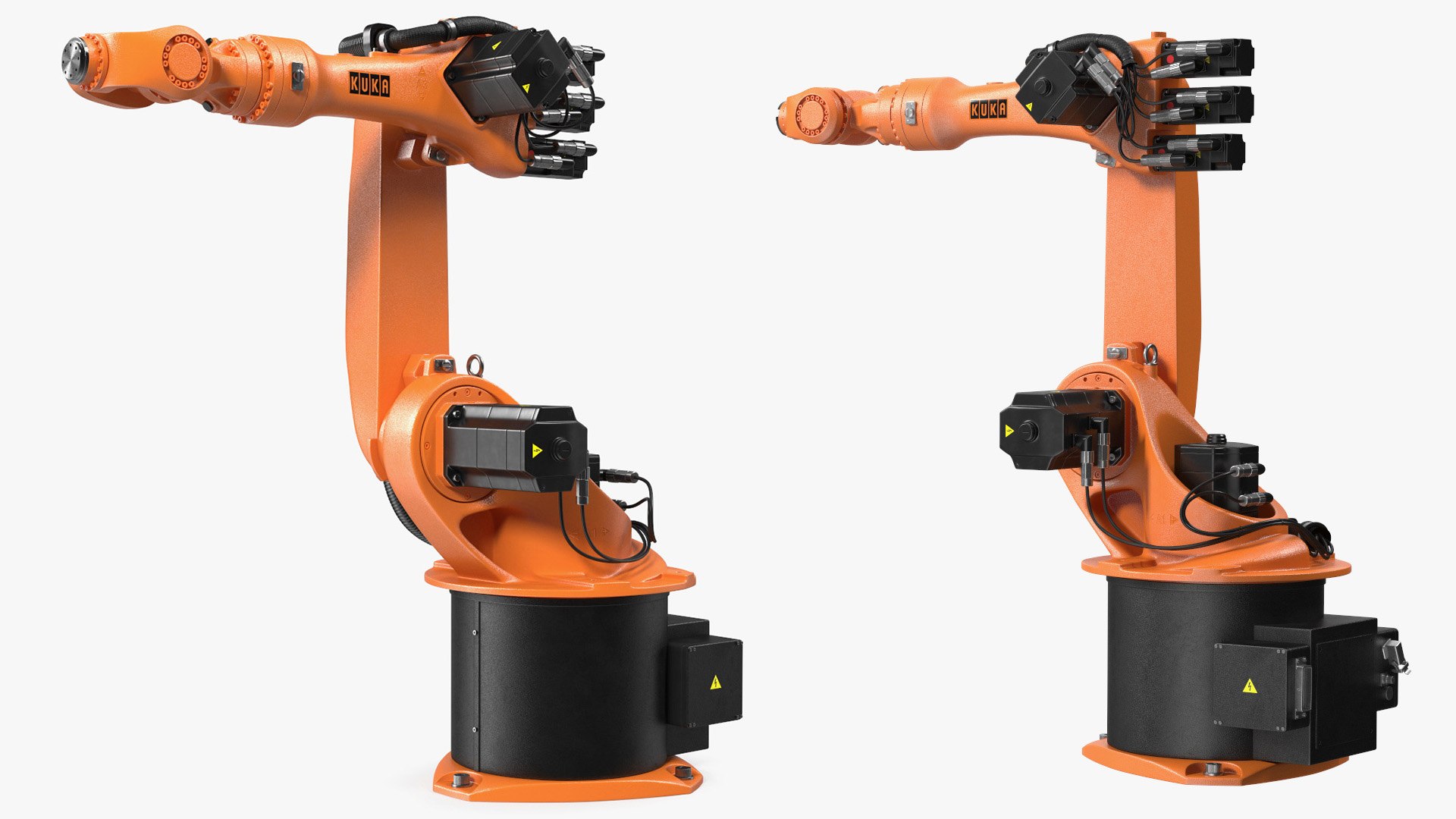 3D Model 6 Axis Robot Arm Kuka KR 16 3 Rigged For Cinema 4D ...