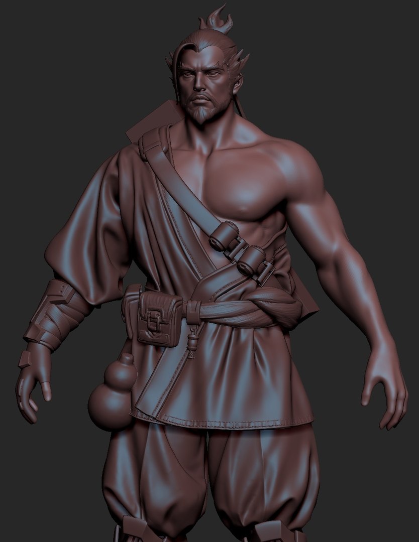 Hanzo Overwatch 3D Model - TurboSquid 1403745
