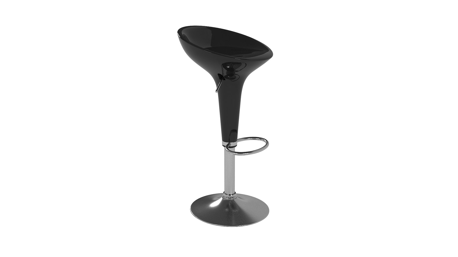Tetchair Nail Round Bar Chair Model - TurboSquid 2199955