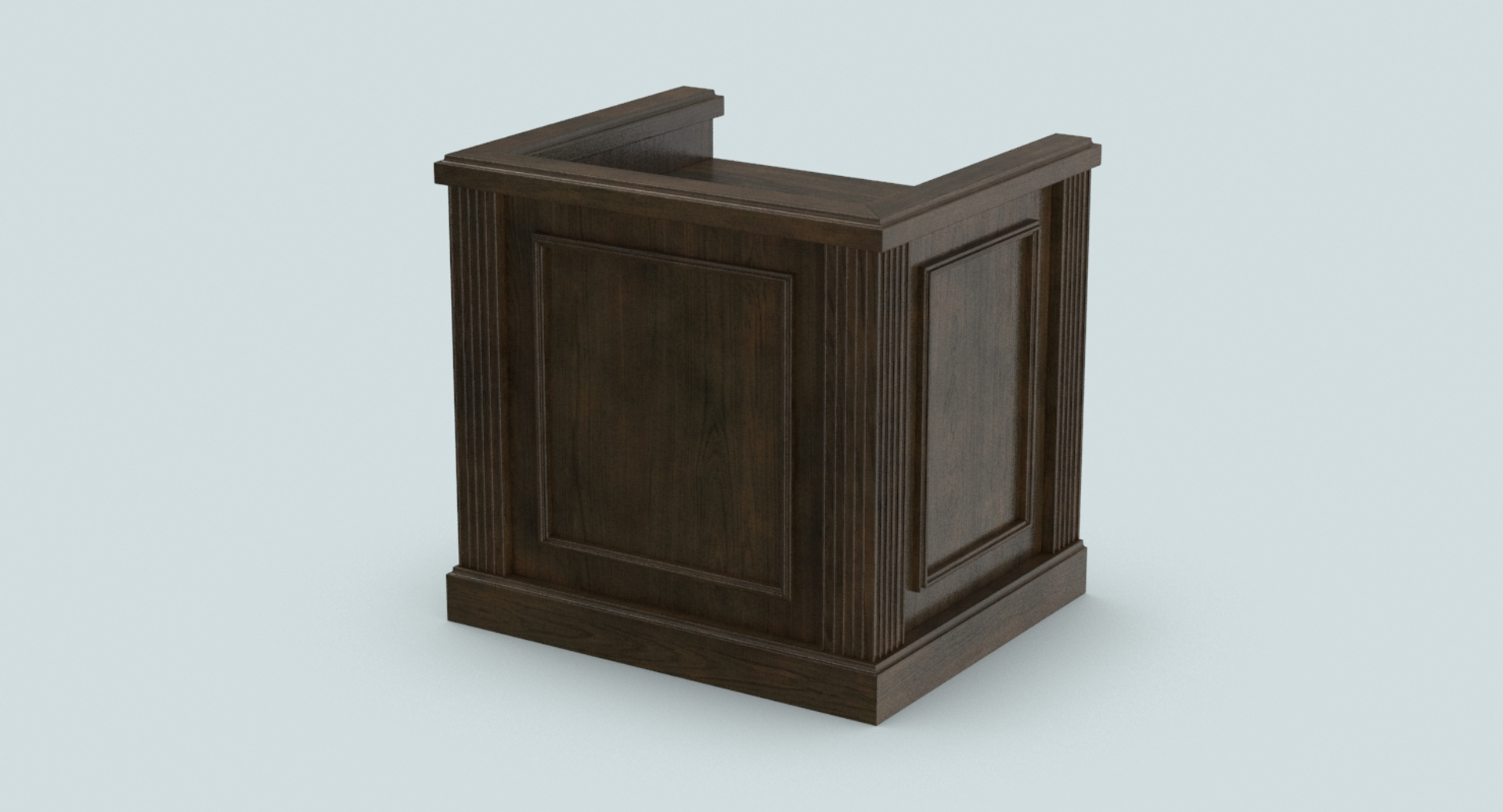 Witness-stand Model - TurboSquid 1324295