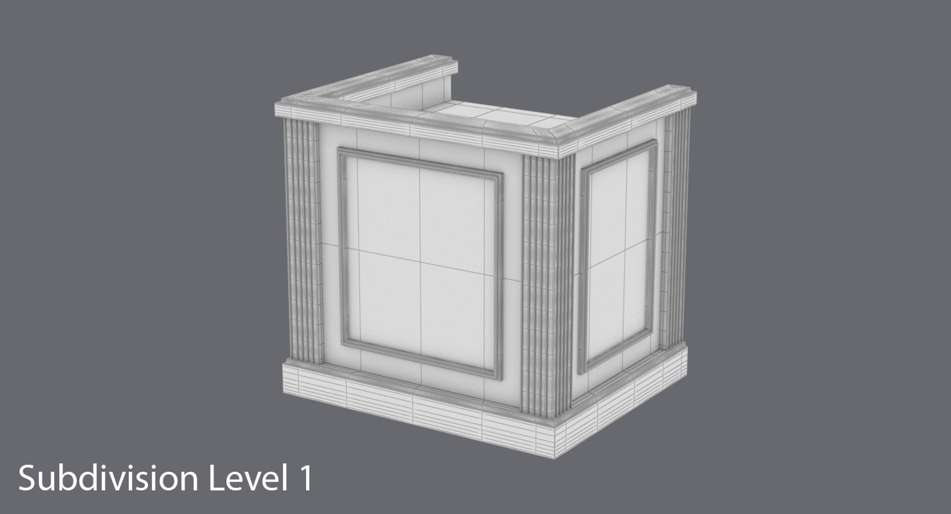Witness-stand Model - TurboSquid 1324295