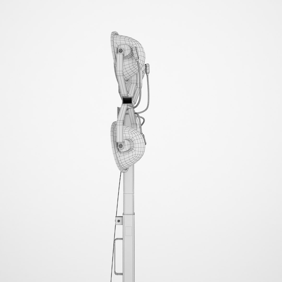 3d light tower mast model