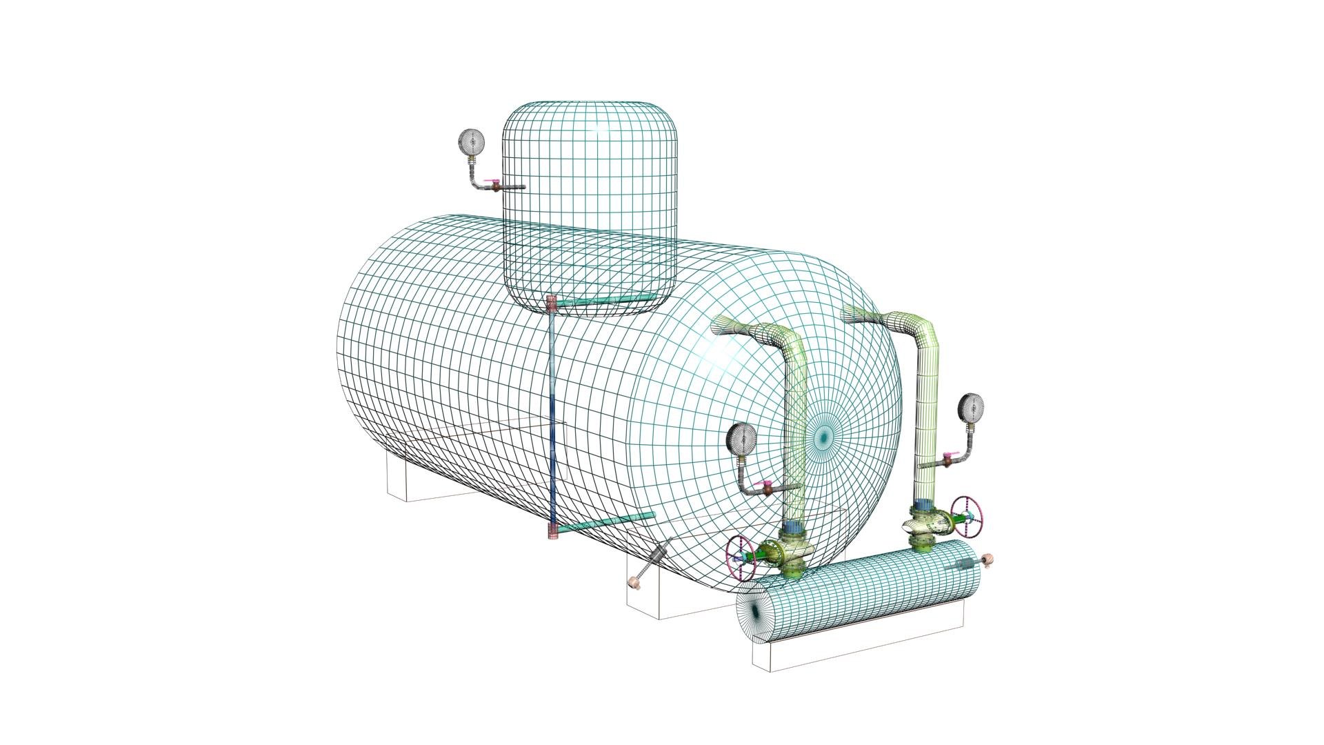 3D Deaerator And Boiler Pack 3D Model Model - TurboSquid 1886005