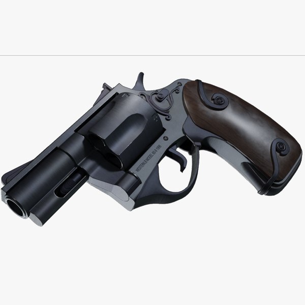 WESTERN B 1996 Revolver 3D - TurboSquid 2034461