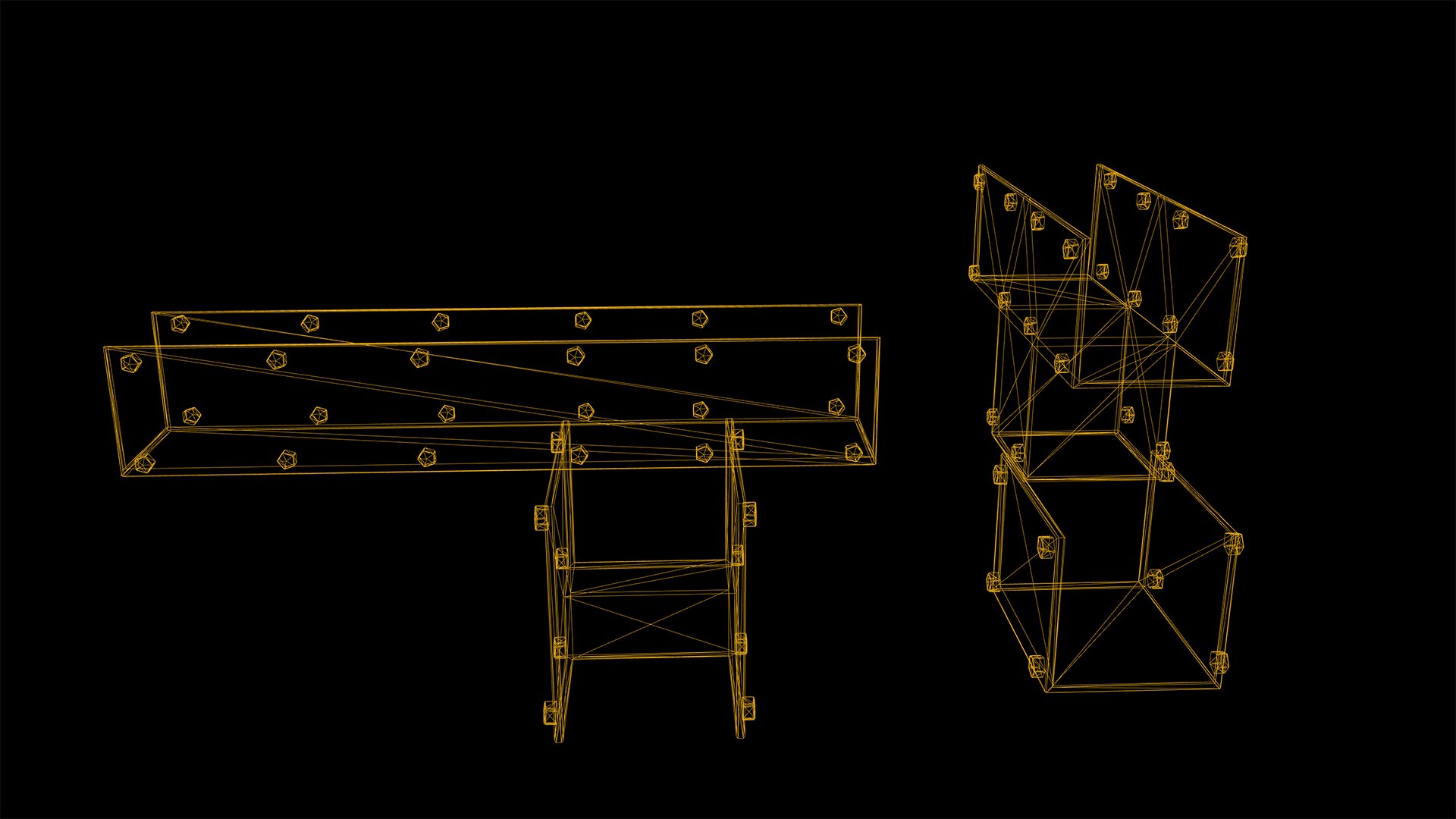 Metal Beams 3D Model - TurboSquid 1731149