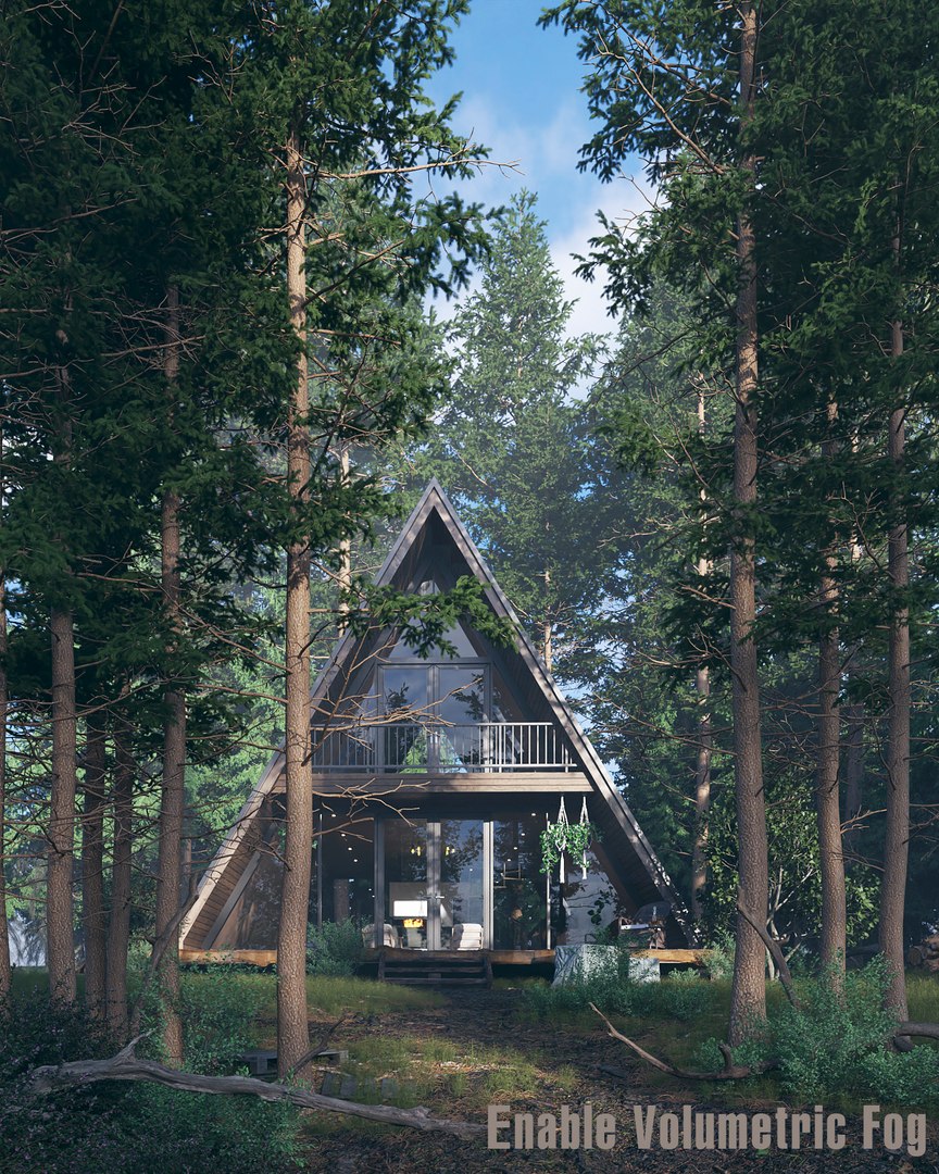 Forest House Model - TurboSquid 2075707