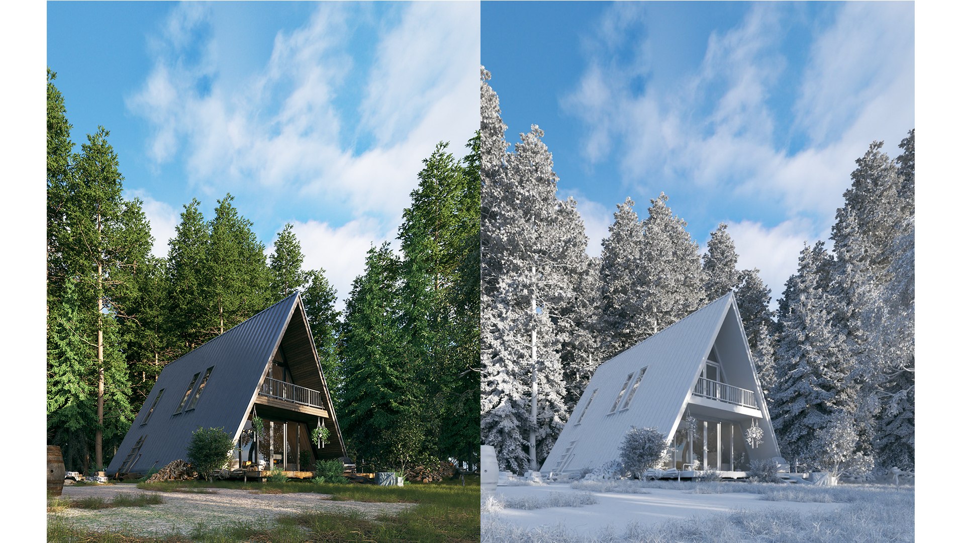 Forest House Model - TurboSquid 2075707