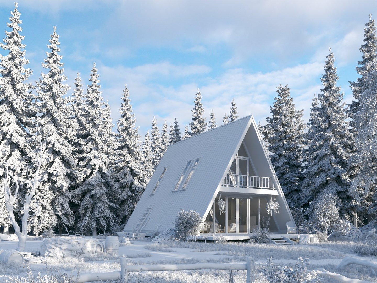 Forest House Model - TurboSquid 2075707