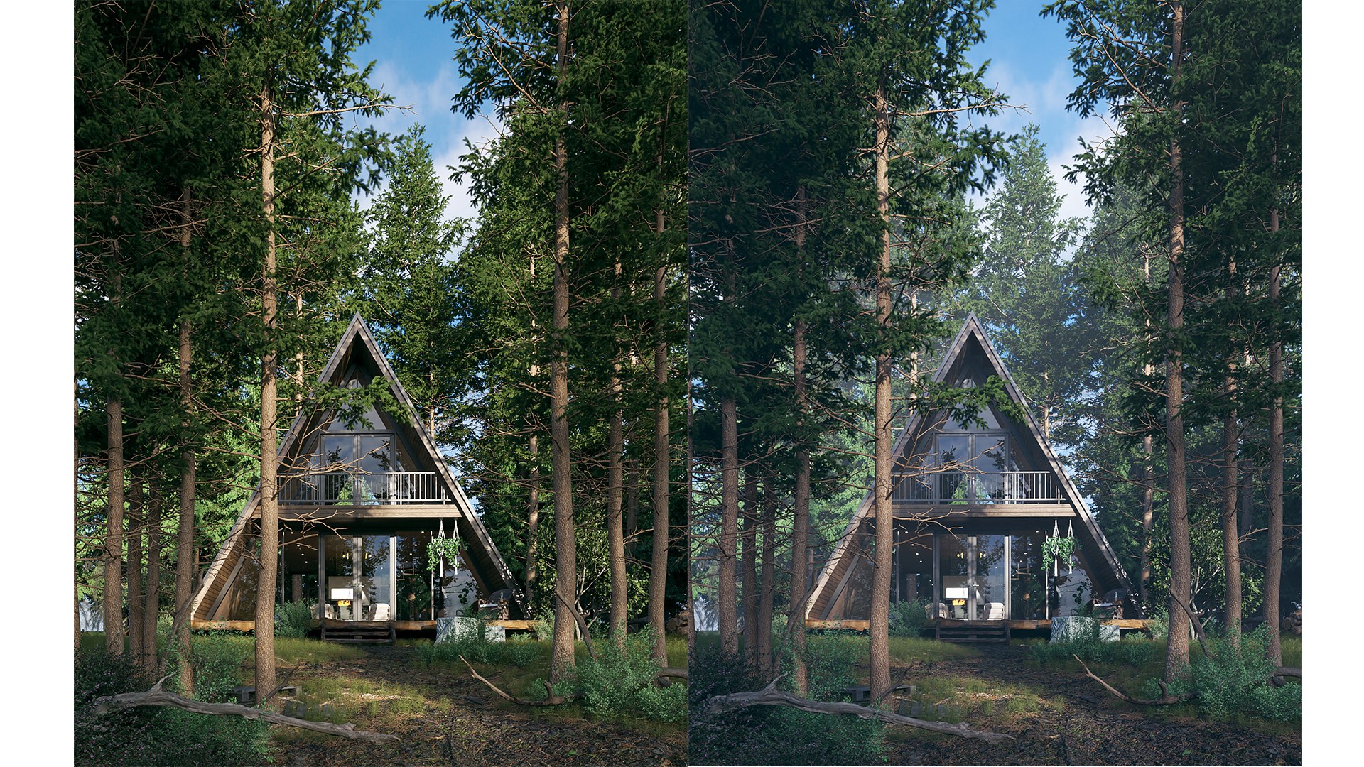 Forest House Model - TurboSquid 2075707