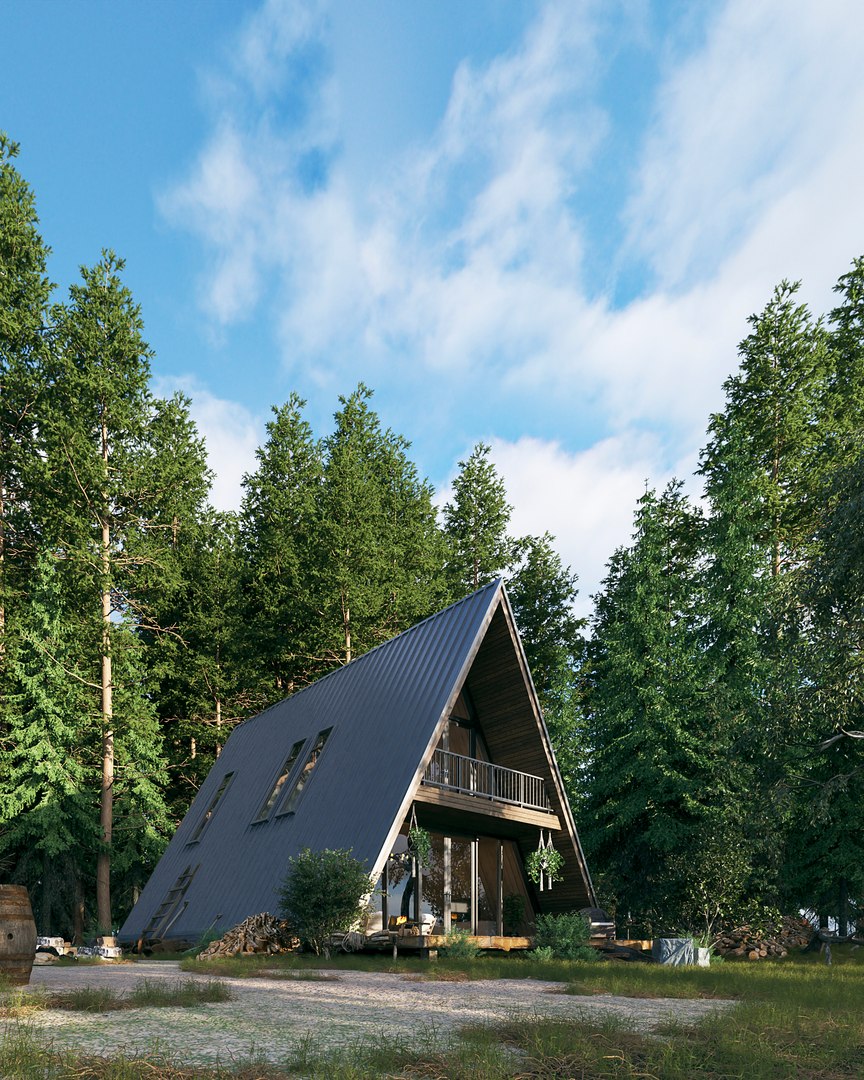 Forest House Model - TurboSquid 2075707