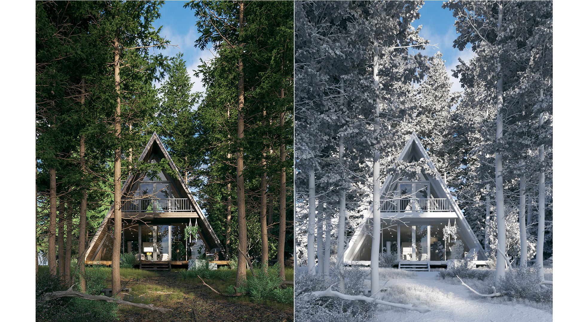 Forest House Model - TurboSquid 2075707