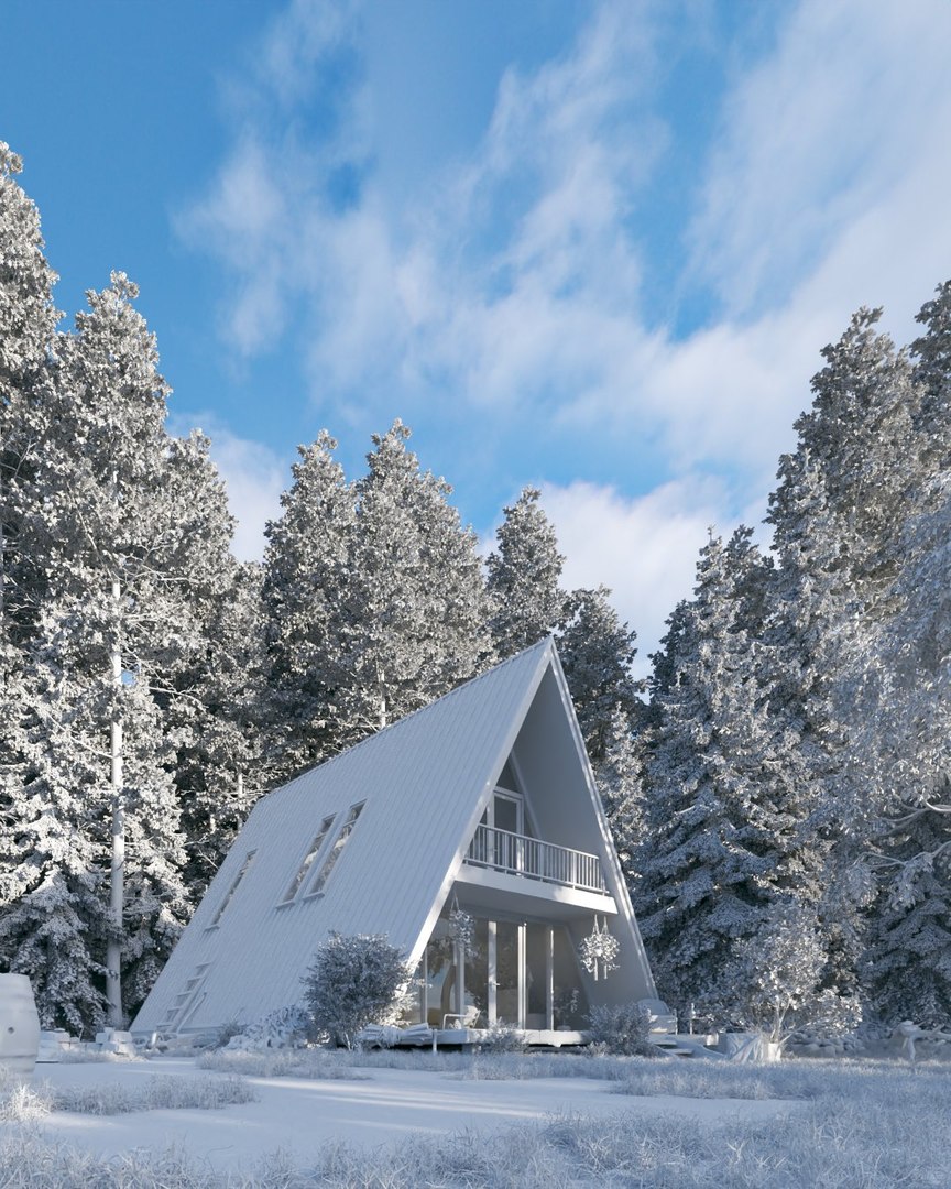 Forest House Model - TurboSquid 2075707