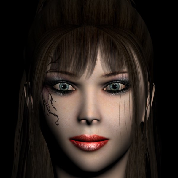 3ds max female neeka girl