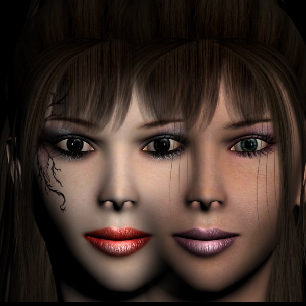 3ds max female neeka girl