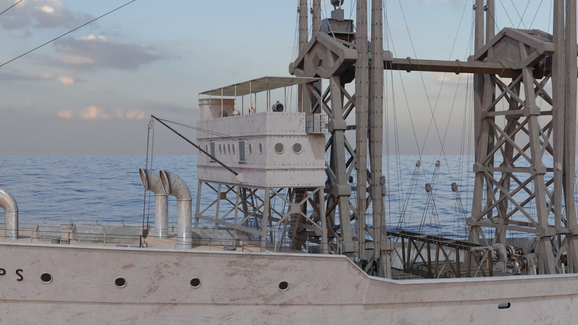 3D USS Cyclops AC-4 Collier Ship - TurboSquid 2301433